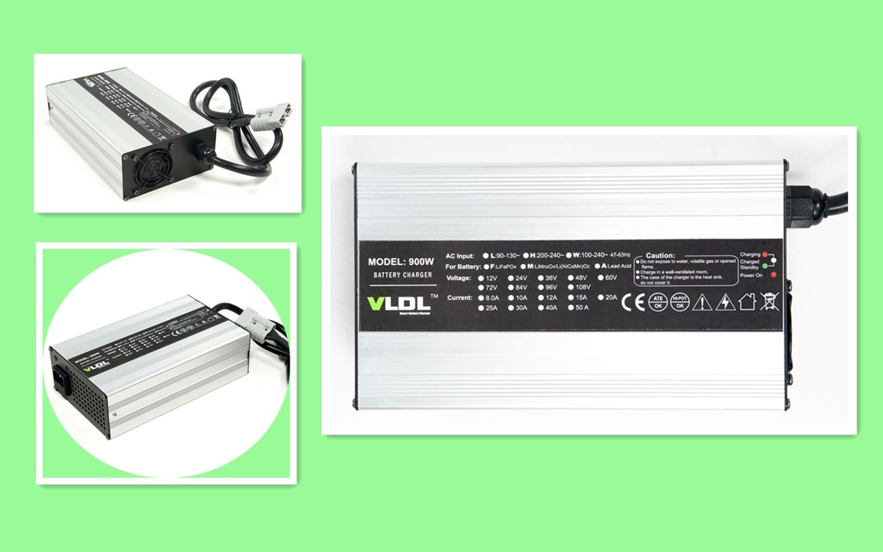 CC CV Floating 48 Volt Battery Charger 15A 900W High Power For Lithium ...